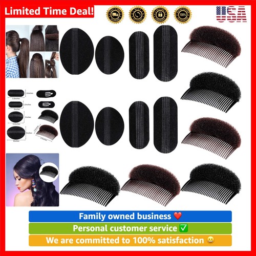 Bump It Up Volume Hair Base Set - Sponge Styling Insert, Braid Tool ...