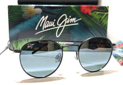 NEW Maui Jim Nautilus Black Titanium Polarized Mirrored Black ...