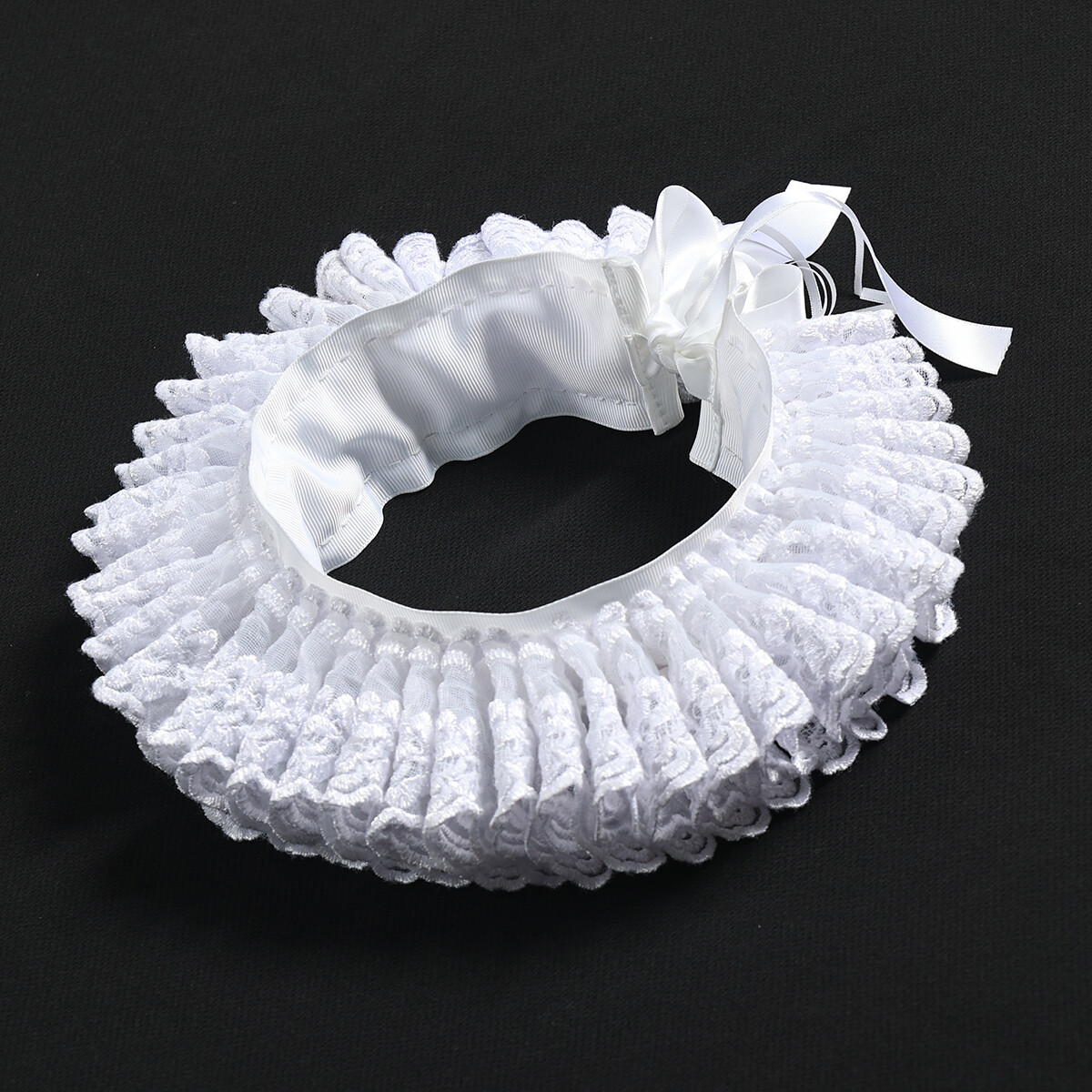 Elizabethan Victorian Ruff Collar Detachable Collar Lace Renaissance ...