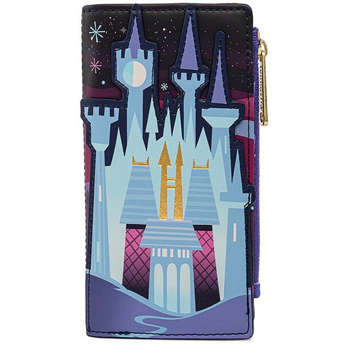 Loungefly DISNEY Cinderella Castle Series Flap Wallet Magical Coach ...