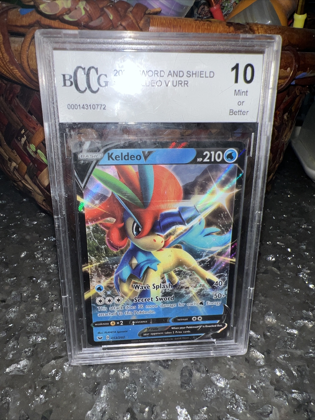 Keldeo V 053/202 2020 BCCG 10 Gem Mint Pokemon Card | eBay