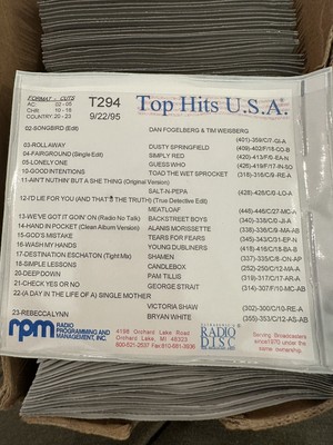 Top Hits USA Radio Promo CD T294 September 22, 1995 Top 40 Country ...