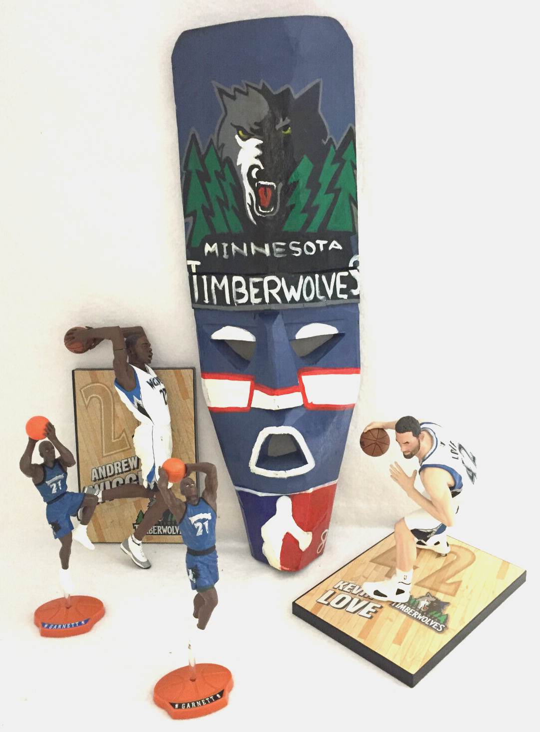 Minnesota Timberwolves Basketball Memorabilia Love Garnett Wiggins ...