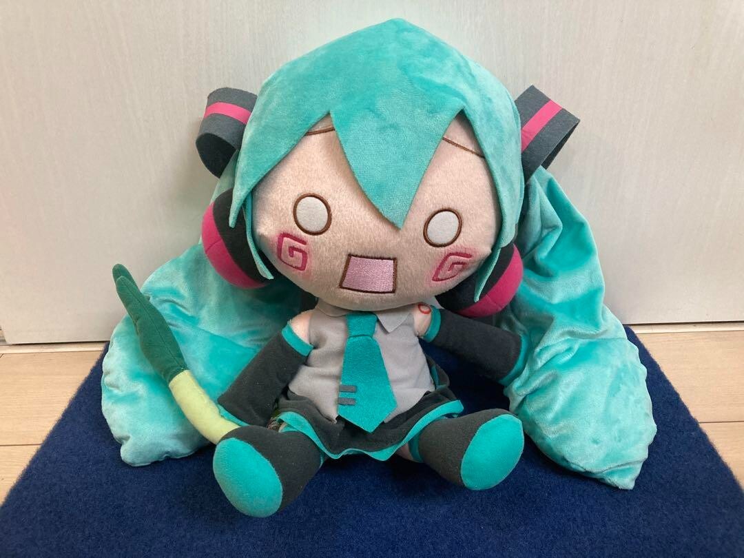 Plush Toy Hatsune Miku Hachune Miku SEGA Jumbo Fluffy Vocaloid 30cm | eBay