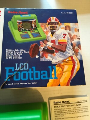 Vintage Radio Shack LCD Football Handheld Game | eBay