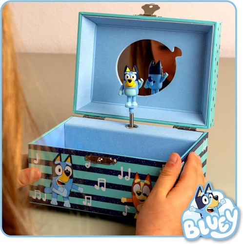 Bluey Jewelry Box for Girls - Musical with Spinning Blue | eBay