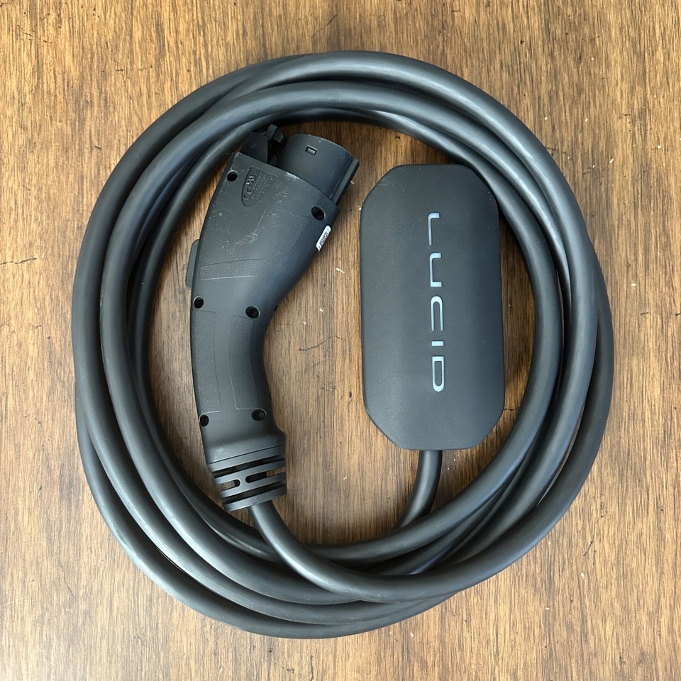 Lucid Air EV Charger kit Mobile Charging Cable cord dual level voltage ...