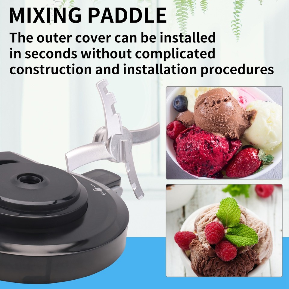 Outer Bowl Lid and 301 Paddle for NC301 Ice Cream Maker,Reusable ...