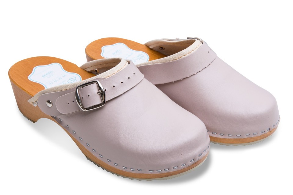 UNIQUE HAND MADE CLOG WOODEN SOLE - GENUINE LEATHER D4 | eBay UK