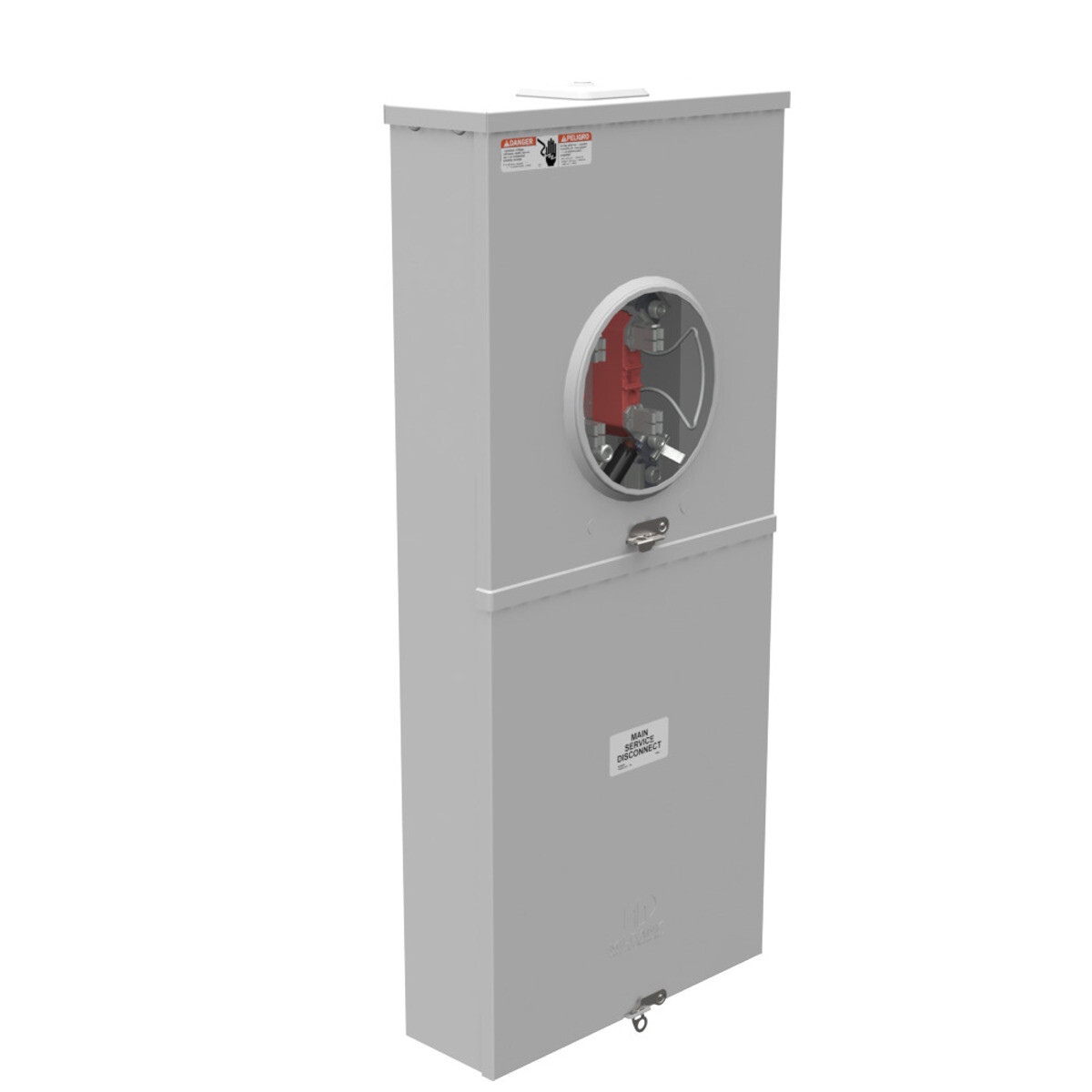 Milbank Ringless Meter Socket With Main & Load Center 240V 200A NEMA 3R ...