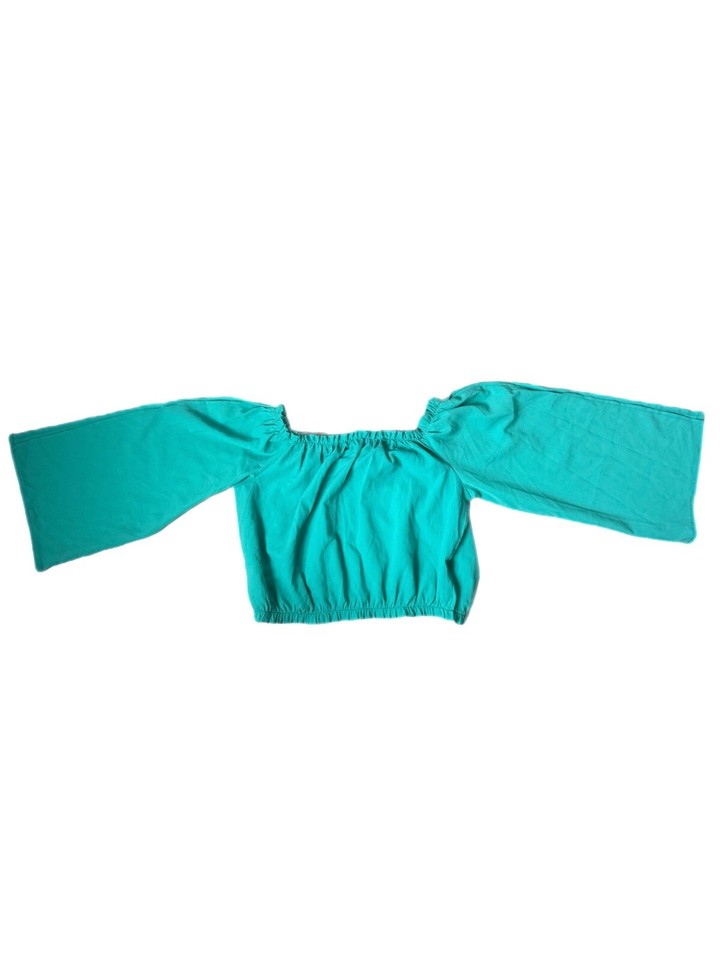 Women’s Love j Off The Shoulder Turquoise Blouse Size XL | eBay