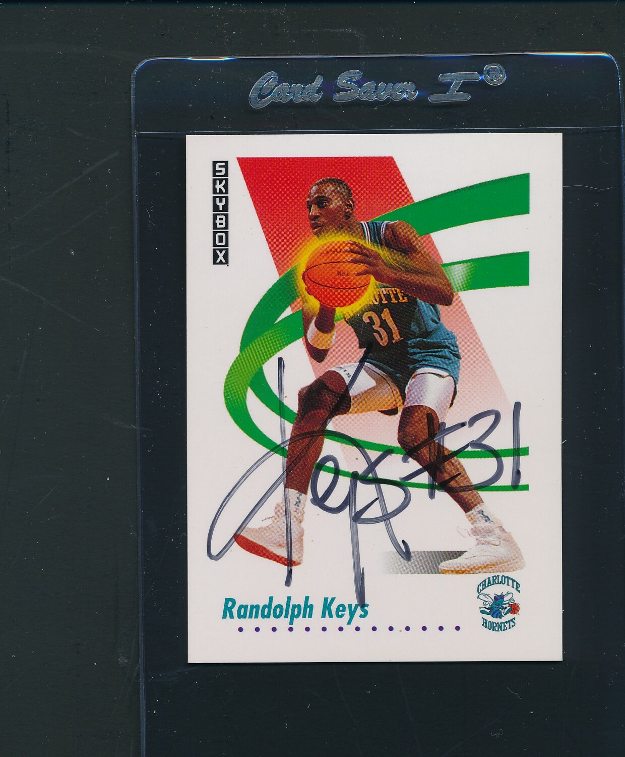 1991/92 Skybox #29 Randolph Keys Hornets Signed Auto *3985 | eBay