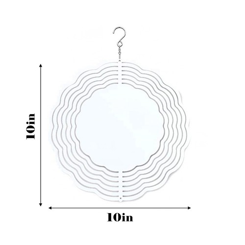Durable Aluminum Wind Spinner Blanks DIY Sublimation Wind Chimes for ...
