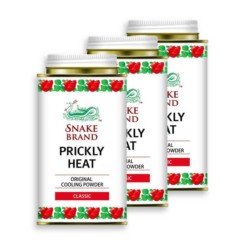 15 x140g Snake Brand Classic Powder for Prickly Heat Cooling Body ...