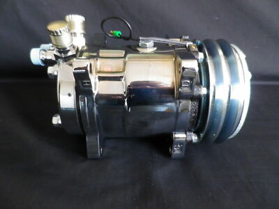 AIRCONDITIONING COMPRESSORS SANDEN 508 STYLE CHROMED V BELT FLARE ...