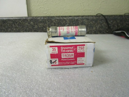 Qty Lot (8) Gould Shawmut 35A Tri-onic Fuses TR35R Time Delay 250V | eBay