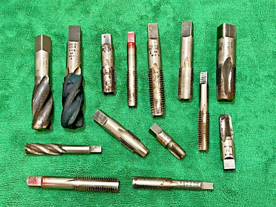 Lot of Larger Sized Hand Taps, 9/16-18 to 1-16, used | eBay