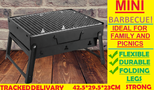 Stainless Steel DIY Brick Charcoal BBQ Grill Barbecue Kit - 67cm X 40cm ...