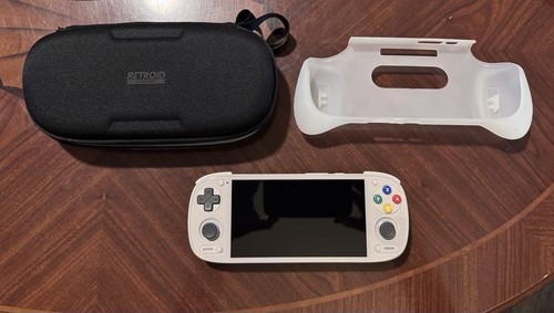 Retroid Pocket 5 Handheld Retro (Gray) w Case and Grip | eBay