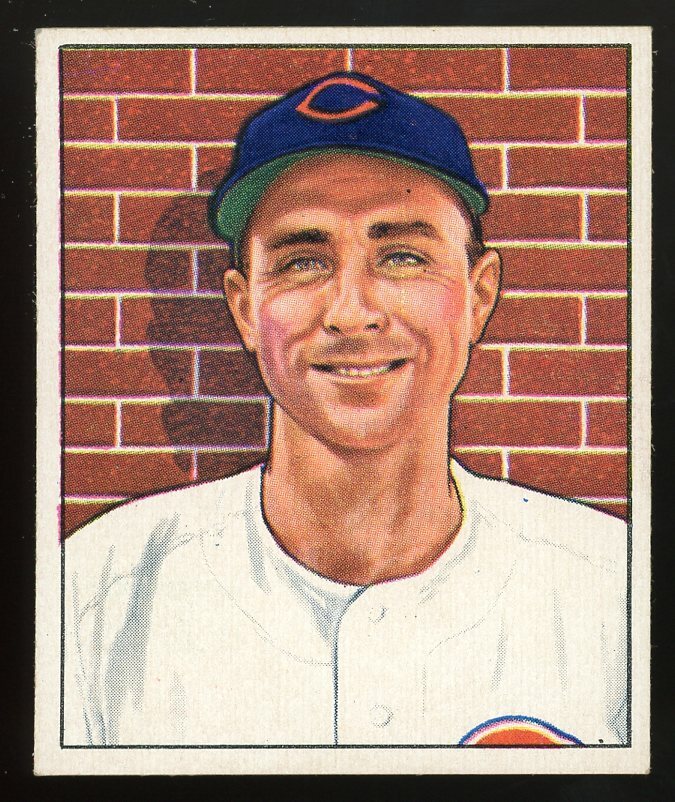 1950 Bowman #197 Johnny Wrystotek *Cubs* PSA MISCUT (EX-MT+) **AA-11204 ...