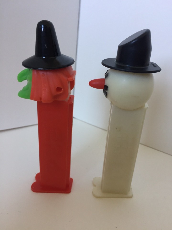PEZ Witch Dispenser And Snowman Dispenser ( Witch Made In Slovenia ) | eBay