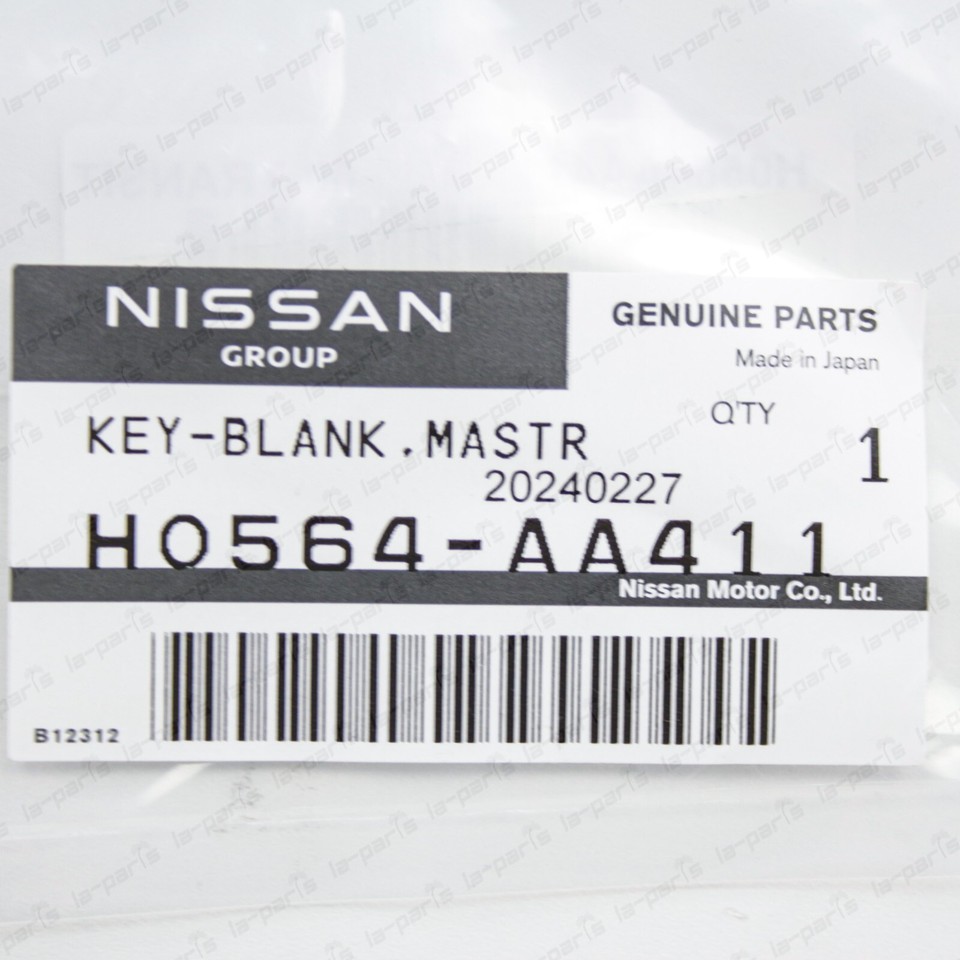 New Genuine Nissan Skyline R34 GTR BNR34 S15 200SX Silvia Key Blank ...