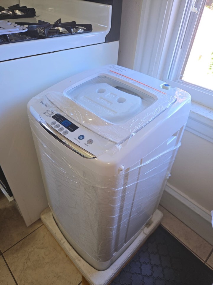 Magic Chef Compact Portable Top Load Washer with Space Saving Design ...