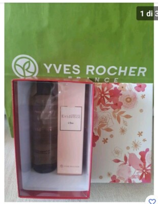 Yves Rocher Set Profumo EVIDENCE 75 Ml + BAGNOSCHIUMA 200 Ml Stessa ...