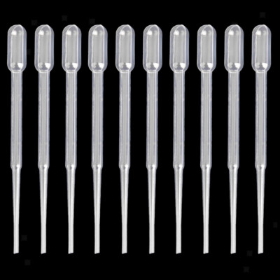 50pcs 2ml Lab Transfer Pipette Graduated Dropper Pipet Pipe Tube ...