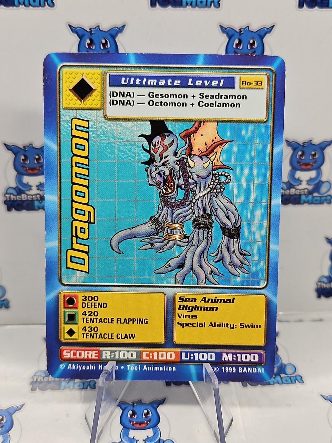 Dragomon Bo-33 Digimon Digi-Battle Card Game LP | eBay
