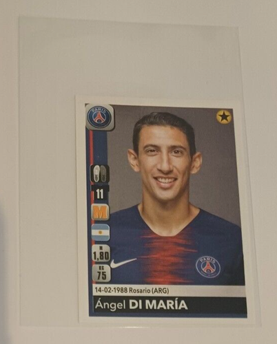 Image Sticker Cromo n°361 Angel DI MARIA PARIS Argentina PANINI FOOT ...