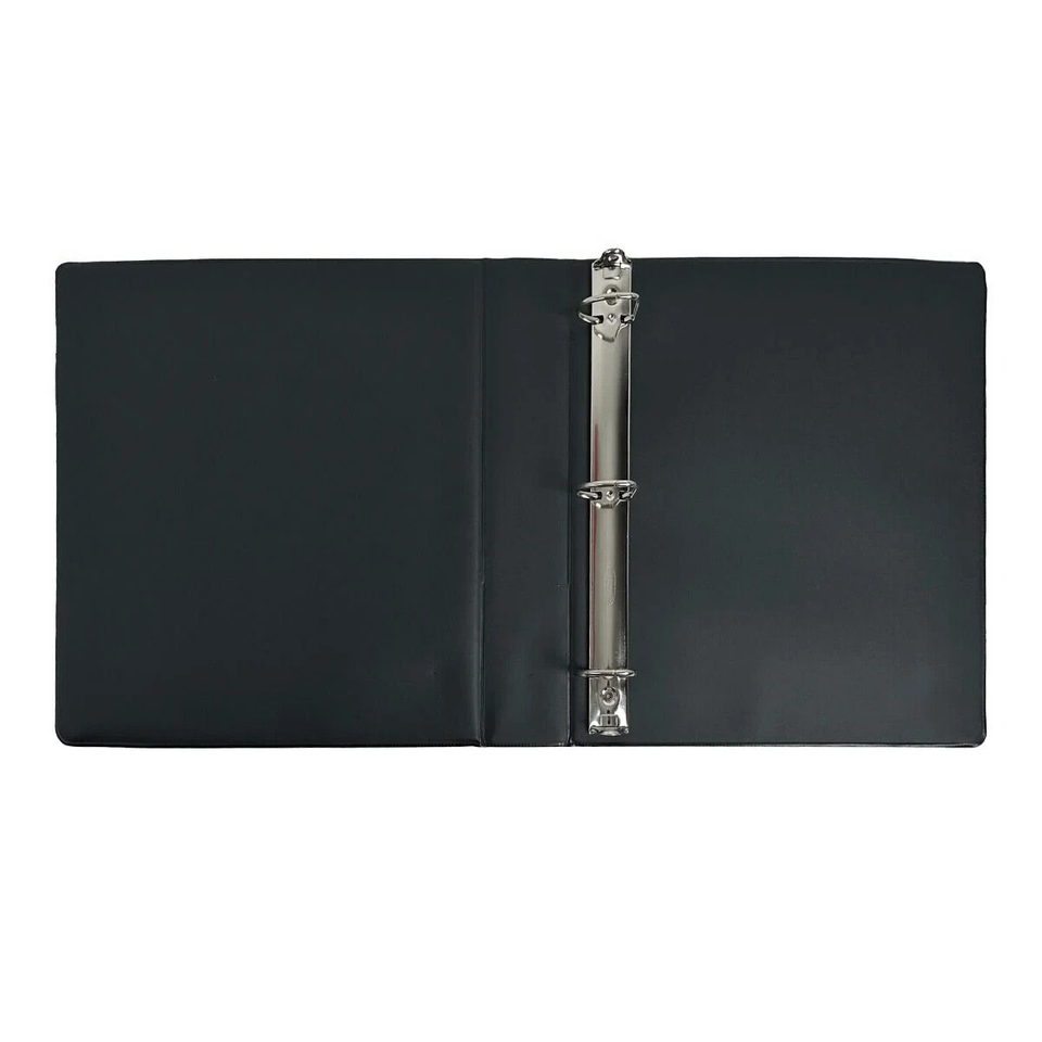 Black 2" 3-ring Padded Binder HD Multi-Purpose 10-1/2" x 11-3/4" x 2-1/ ...