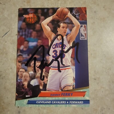 Danny Ferry 1992-93 Ultra Autographed card Cleveland Cavaliers | eBay