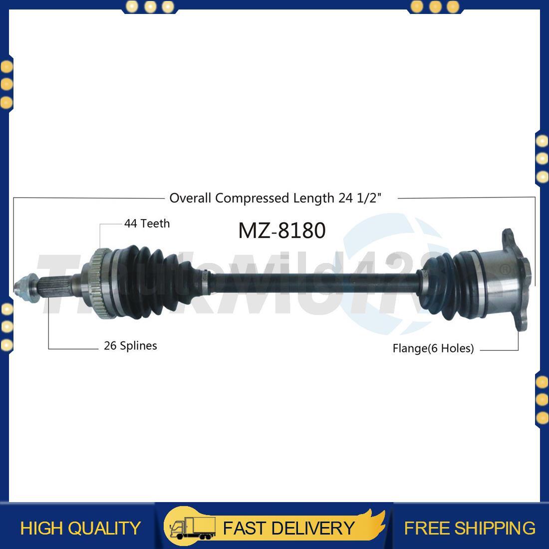 1PCS TrakMotive CV Axle Joint Shaft Rear Left For Mazda Miata 1994-1995 ...