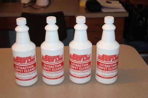 NOS 4 Bottles Essex Silver Line Extraction Carpet Cleaner Sz. 1 Quart ...