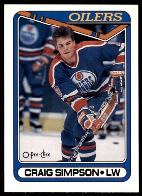 1990-91 O-Pee-Chee Craig Simpson . Edmonton Oilers #240 | eBay