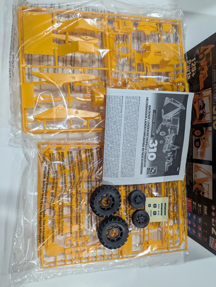 John Deere AMT/ERTL 1/25 scale model kit 310 Backhoe Loader | eBay
