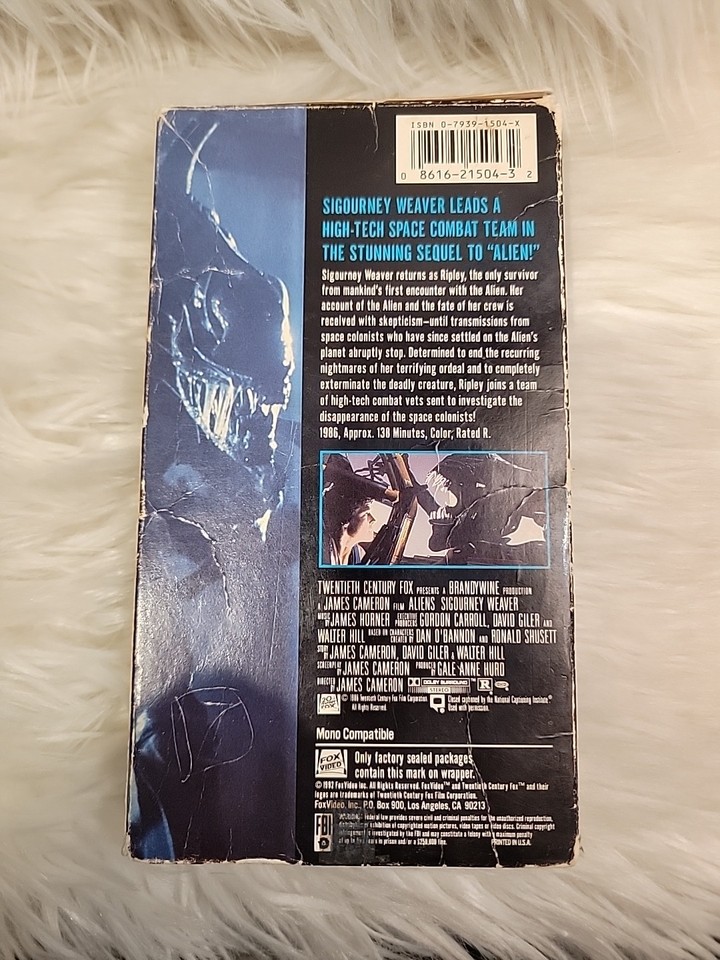 Aliens/alien Resurrection Vhs Used | eBay
