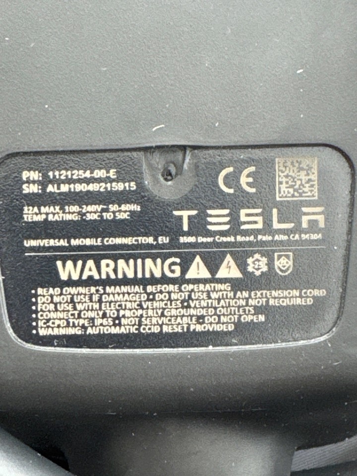 Tesla Mobile Connector EU Original Typ 2 Ladegerät inkl. Tasche 32A ...
