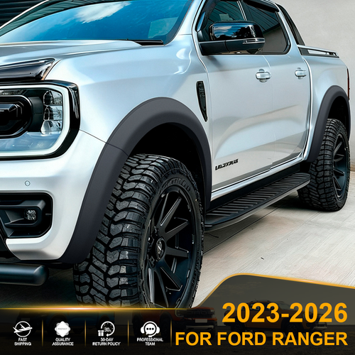 Slim Wheel Arch Fender Flares Body Kit For Ford Ranger 2023+ Wildtrak ...