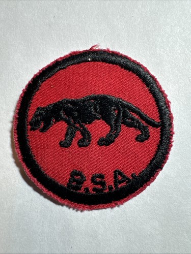 BSA Panther twill plastic back Patrol Emblem Patch | eBay