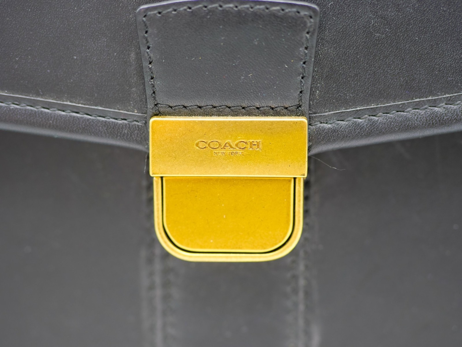 Coach MCS Ambassador Executive Briefcase – Black Leat… - Gem