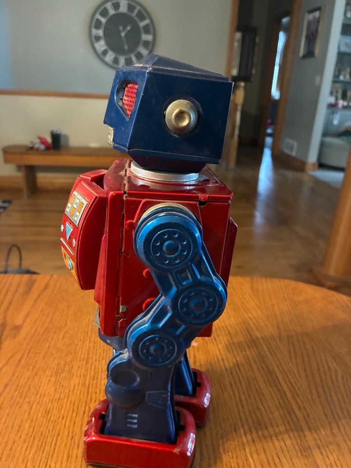 Vintage Very Nice Durham 1960’s Apollo 2000 Tin Litho Robot Made In ...