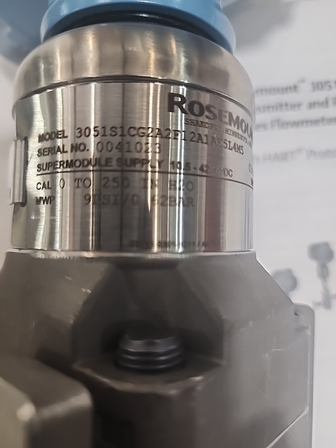 NEW Rosemount 3051S1CG2A2F12A1AE5L4M5 Pressure Transmitter, 0-250 PSI ...