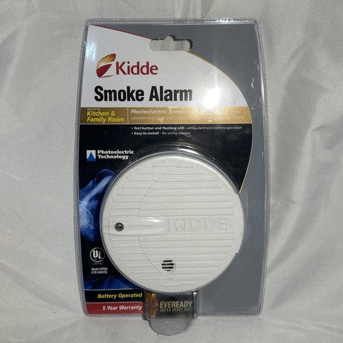 Kidde Smoke Alarm Detector Photoelectric Sensor for Kitchen & Family ...