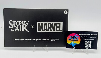 Marvel X Secret Lair Arcane Signet "Earth's Mightiest Emblem" Promo ...