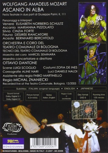 Ascanio in Alba (DVD) Ottavio Dantone Cinzia Forte Désirée Rancatore ...