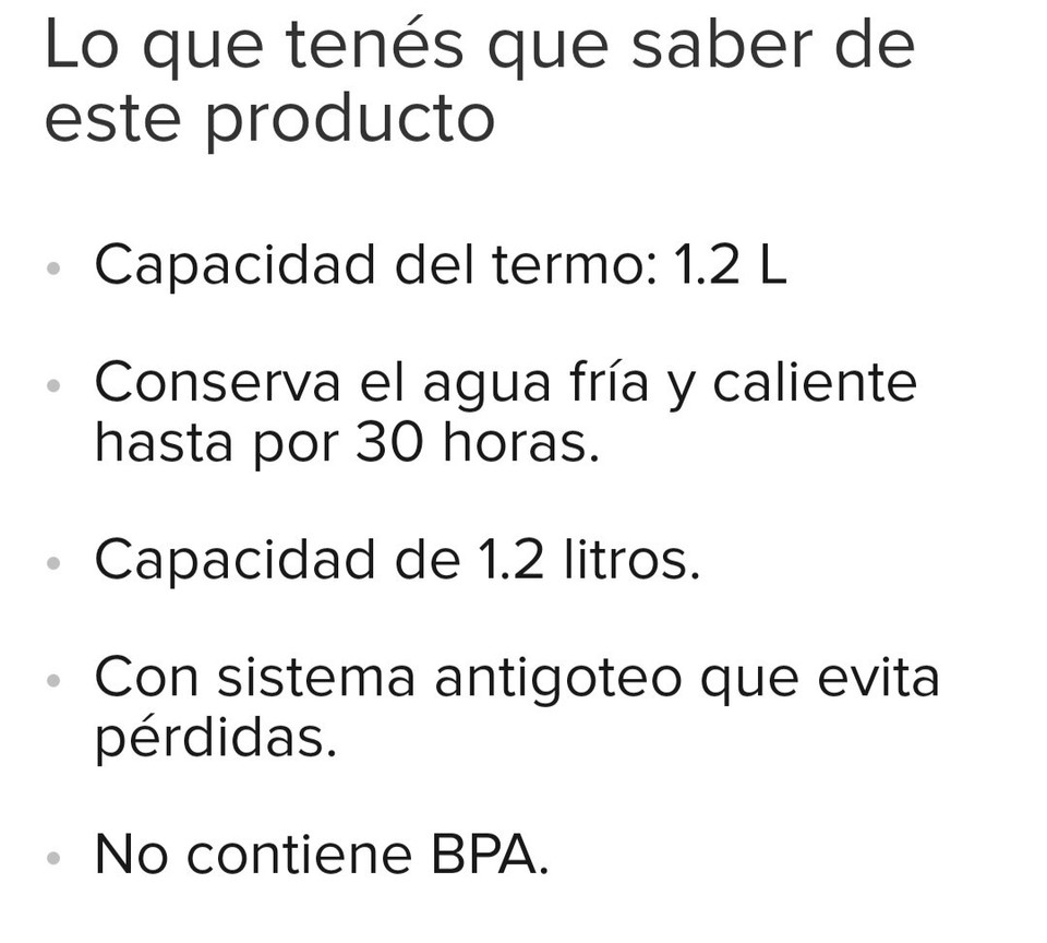 Termo Stanley Mate System PICO CEBADOR Classic 1.2L Original Black | eBay