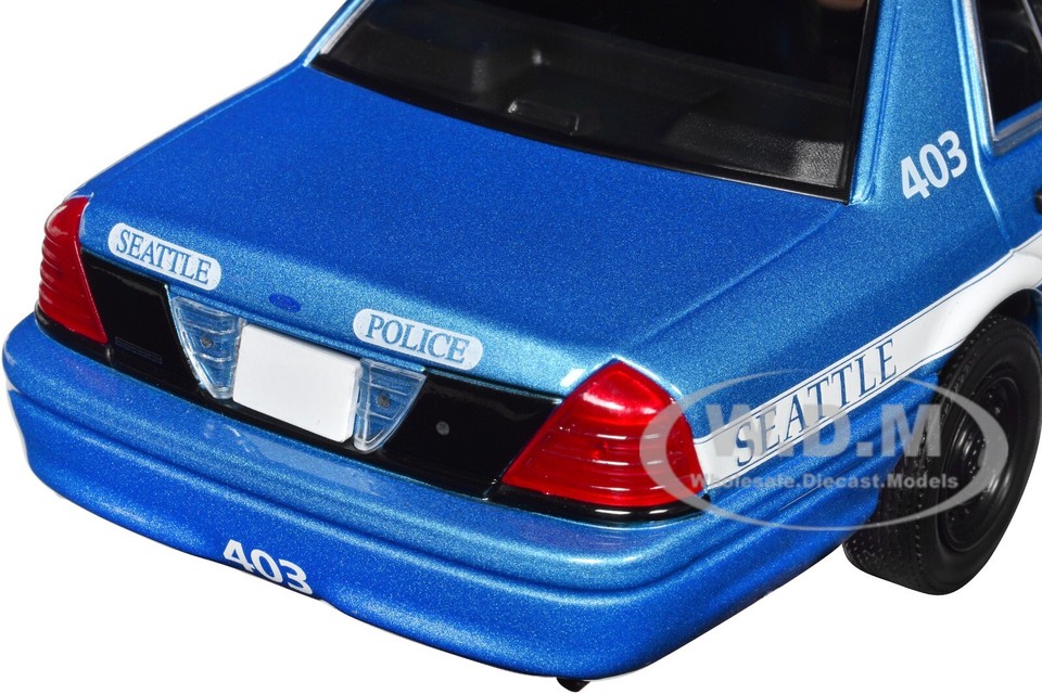 2001 FORD CROWN VICTORIA INTERCEPTOR "SEATTLE POLICE" 1/24 BY ...
