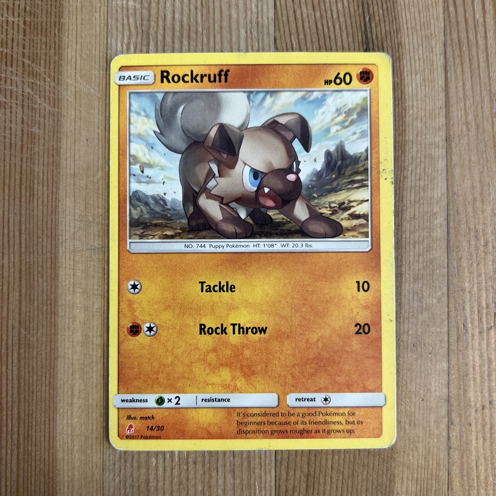 Pokémon TCG Rockruff Trainer Kit - Lycanroc & Alolan Raichu 14/30 ...